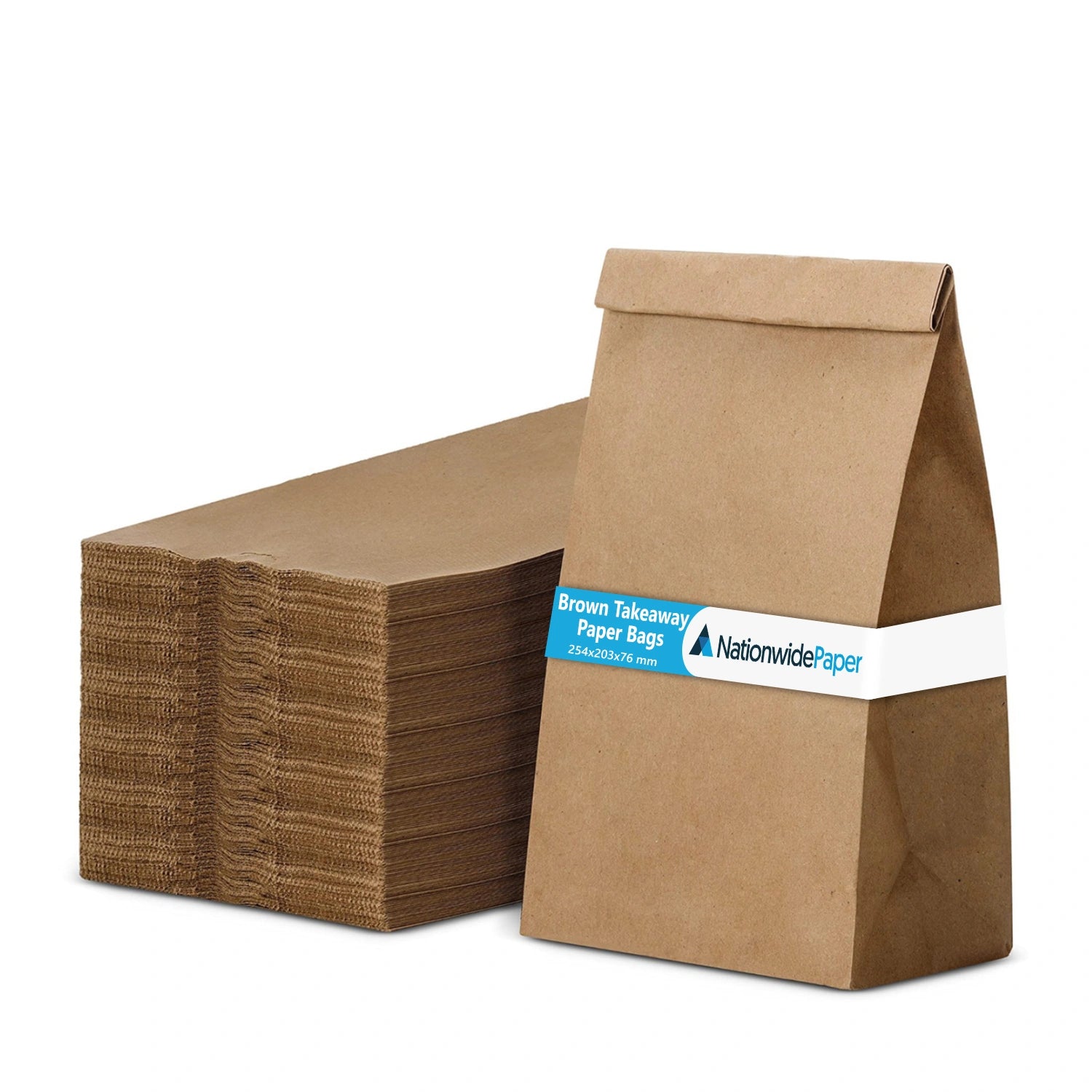 Brown Paper Takeaway Bags | Order for fast delivery | Nationwide Paper